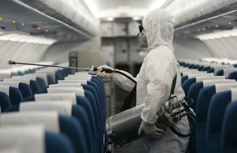 Aircraft Disinfection Procedures - Aircraft Cleaning